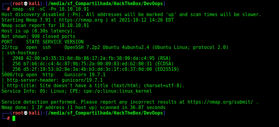Hackthebox Devoops 0x4rt3mis